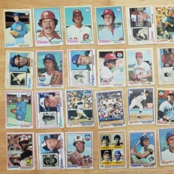 Topps | Toys | Vintage Lot Of 698 978 Topps Original Mlb Baseball Cards ...